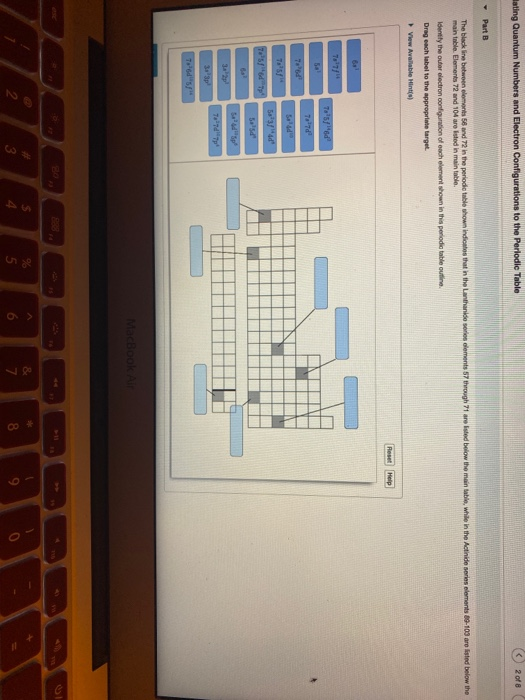 Solved Part A: for each set of elements represented in this | Chegg.com