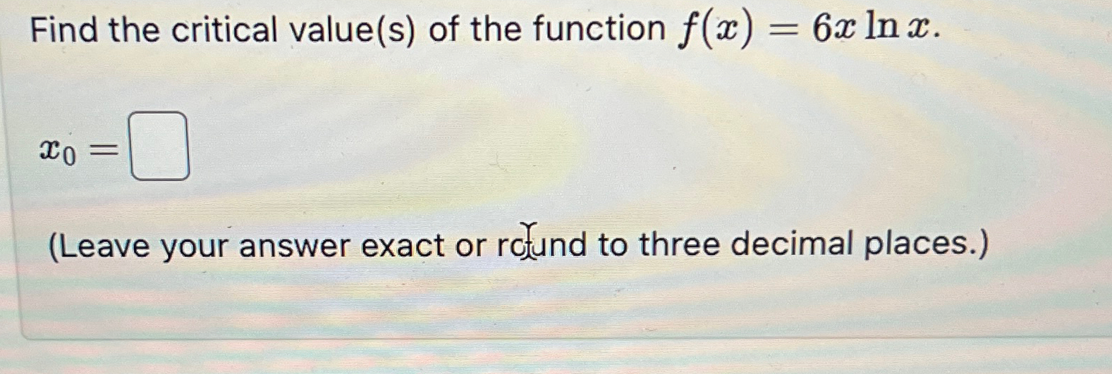 Solved Find the critical value(s) ﻿of the function | Chegg.com