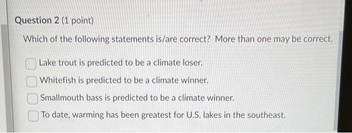 Solved Which of the following statements is/are correct? | Chegg.com