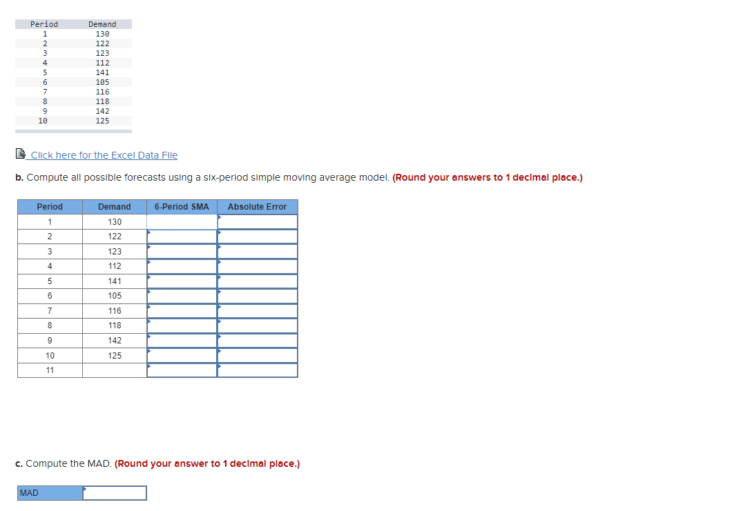 Solved Click here for the Excel Data Fileb. ﻿Compute all | Chegg.com