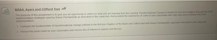 M5A4. Ayars and Clifford Text At inphomentivetion. 2 | Chegg.com