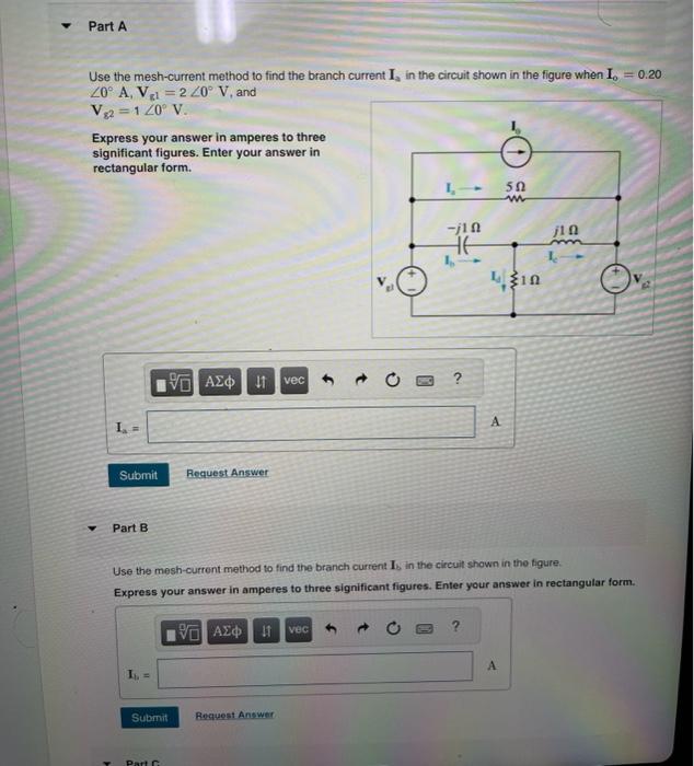 Solved Use the mesh-current method to find the branch | Chegg.com