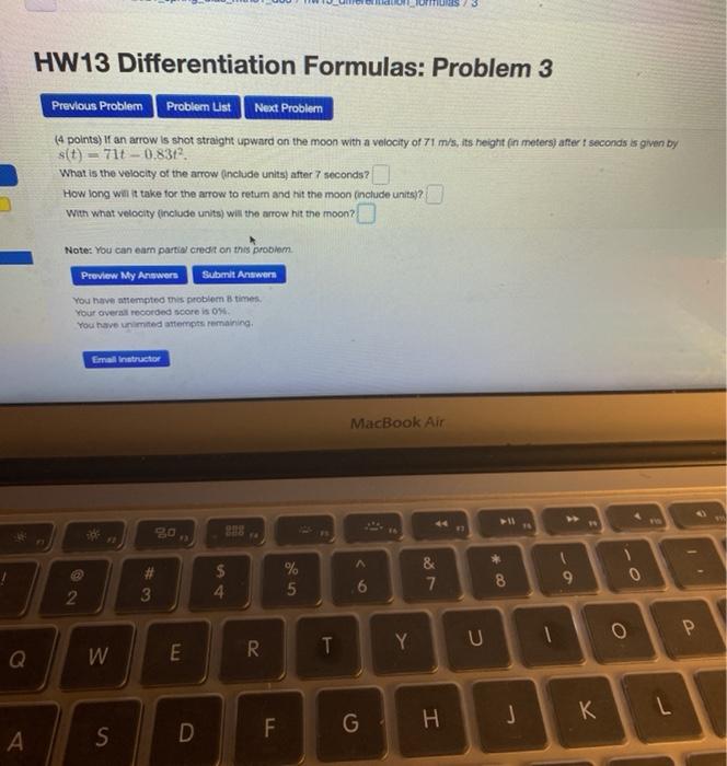Solved HW13 Differentiation Formulas: Problem 3 Previous | Chegg.com Solved HW13 Differentiation Formulas: Problem 3 Previous | Chegg.com
