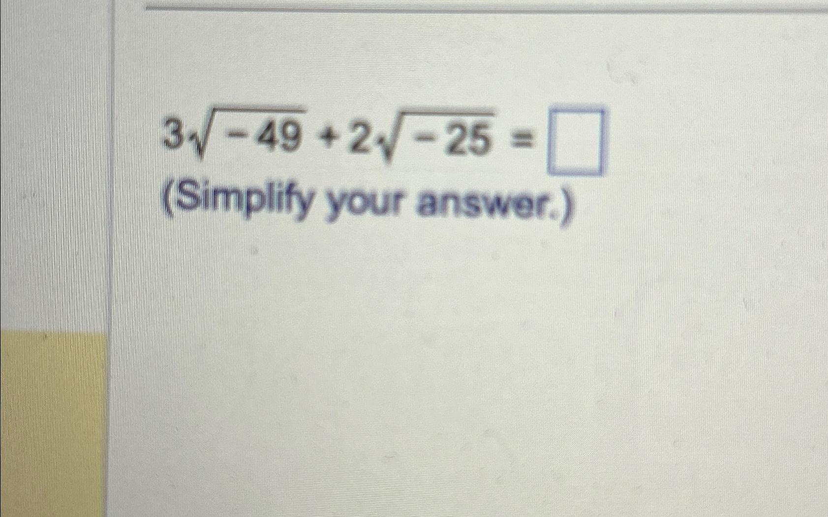 Solved 3-492+2-252=(Simplify your answer.) | Chegg.com