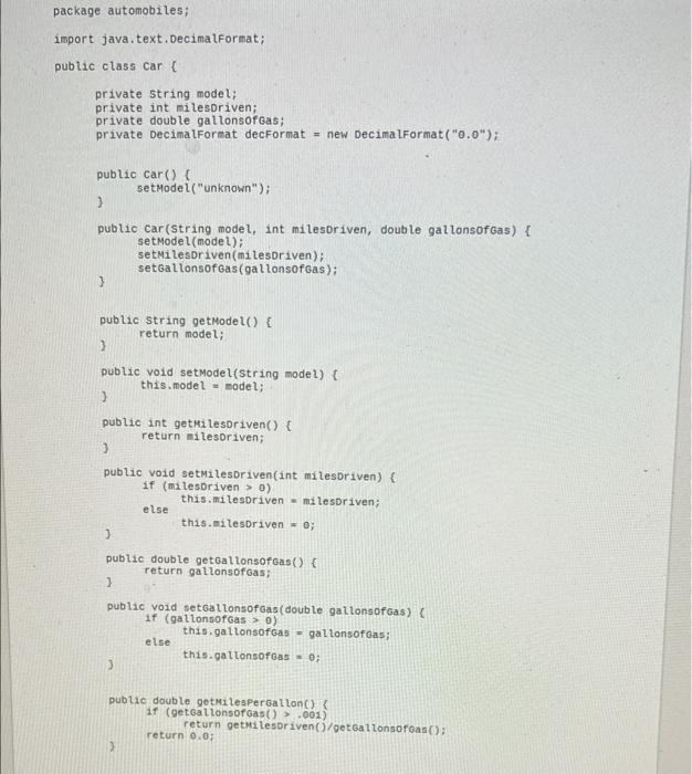 Need java code help please. 1st pic is instructions, | Chegg.com