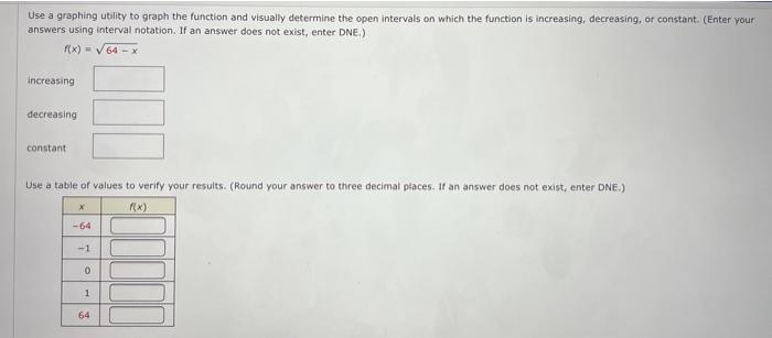 Solved Use a graphing utility to graph the function and | Chegg.com