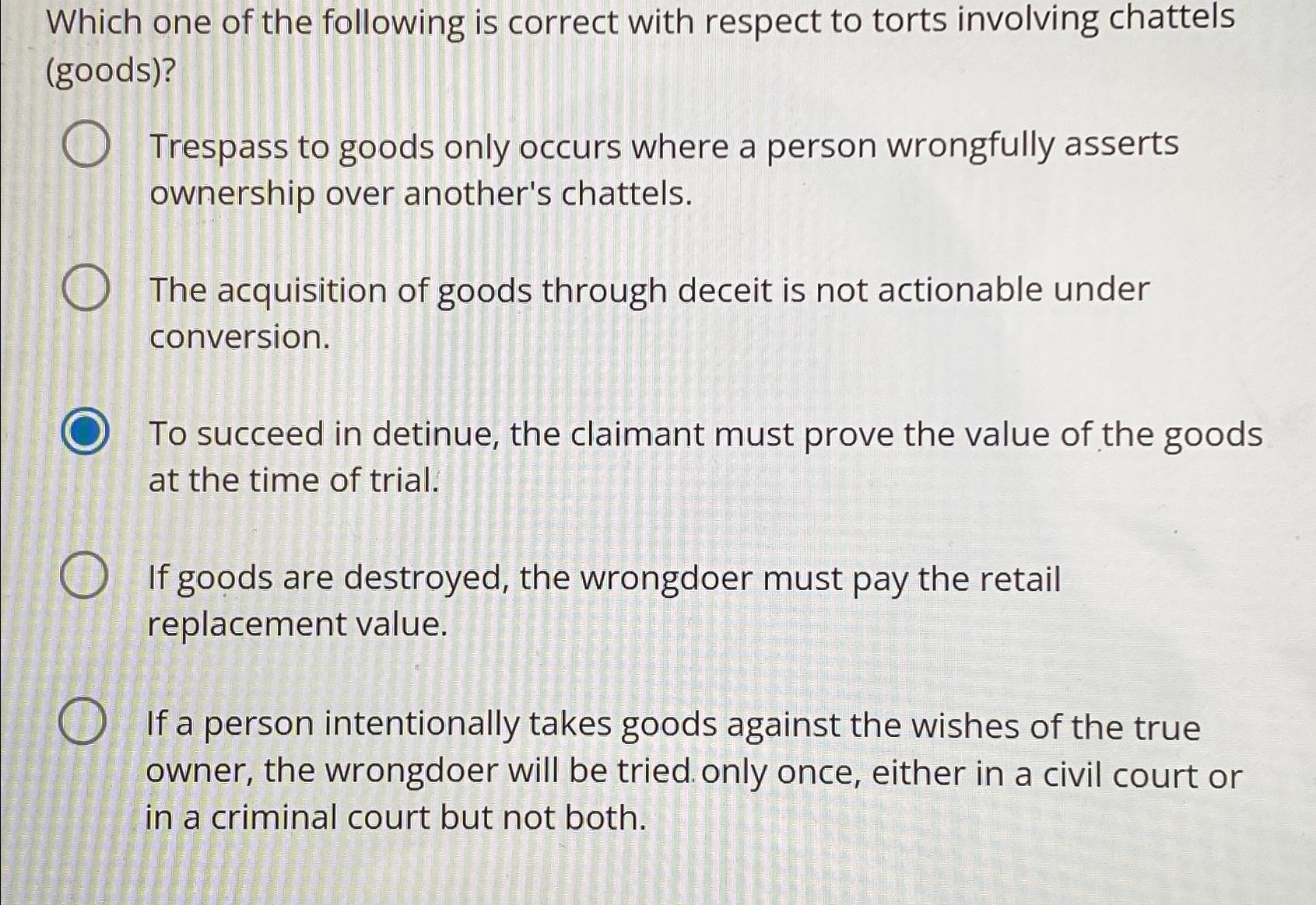 Solved Which one of the following is correct with respect to | Chegg.com