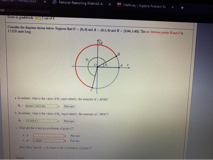 Solved duction X Rational Reasoning MathAS A X M Mathway | | Chegg.com