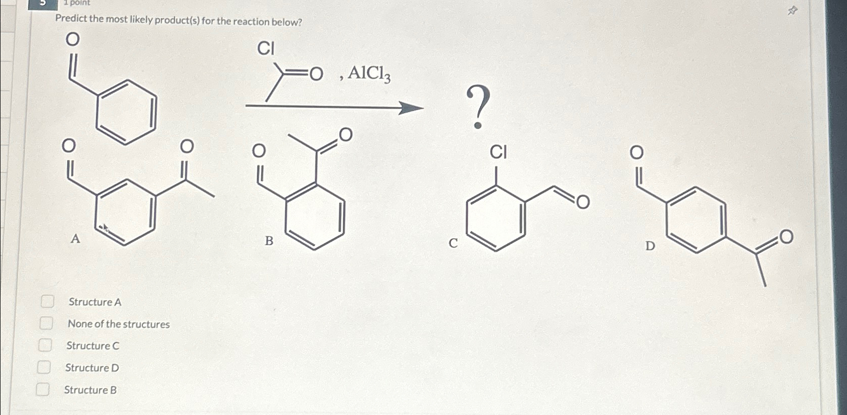 Solved Predict the most likely product(s) ﻿for the reaction | Chegg.com