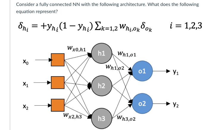 Solved Consider A Fully Connected Nn With The Following