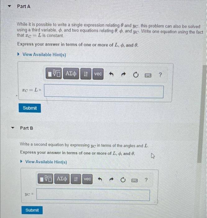 Solved Learning Goal: To use absolute motion analysis to | Chegg.com