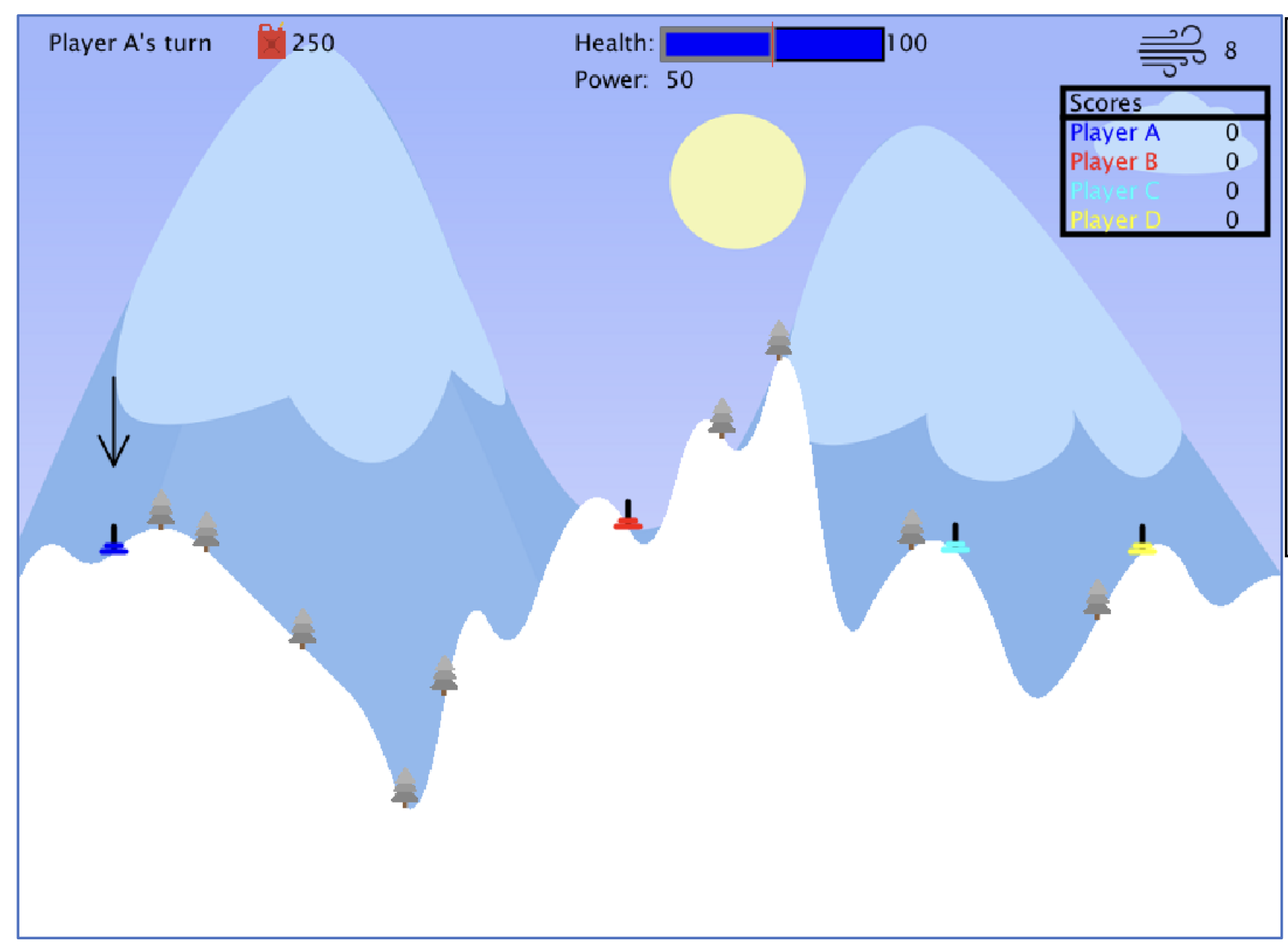 Solved Hello, I'm trying to code a simple tanks game in java | Chegg.com