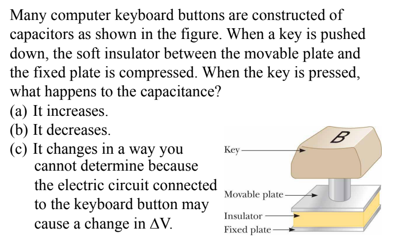 Solved Many computer keyboard buttons are constructed of | Chegg.com