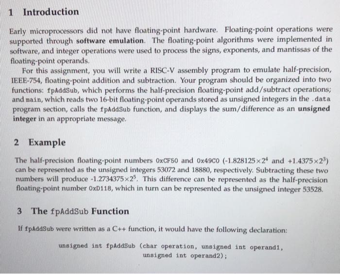 QUESTION: write a RISC-V assembly program to emulate | Chegg.com