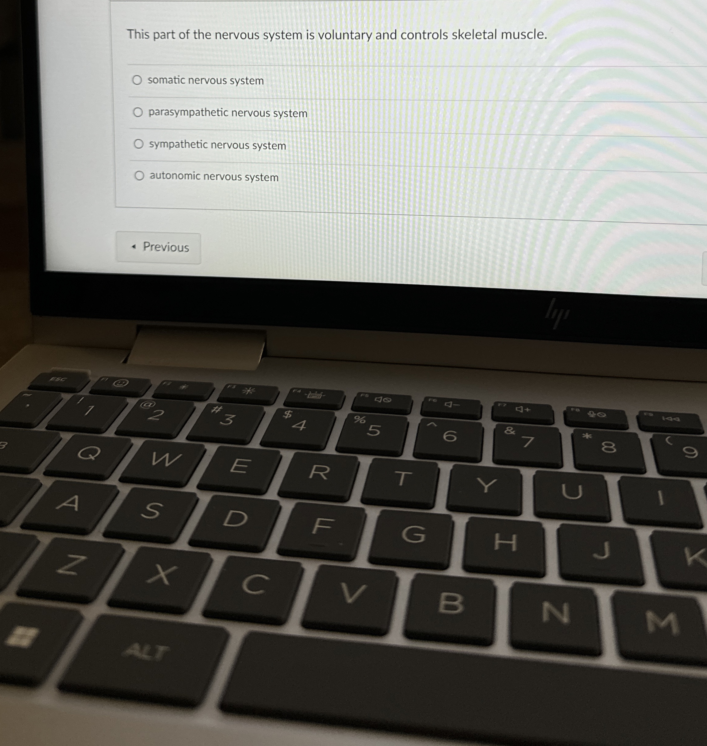Solved This part of the nervous system is voluntary and | Chegg.com