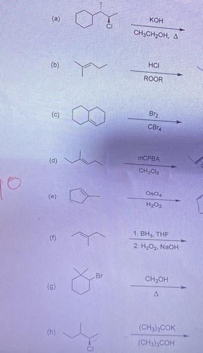 Solved what is the major product | Chegg.com