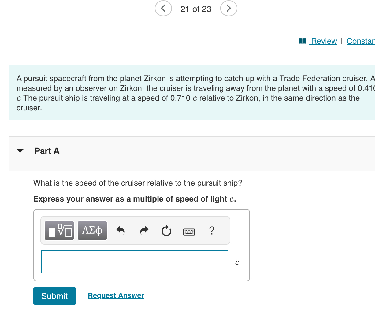 Solved A pursuit spacecraft from the planet Zirkon is | Chegg.com