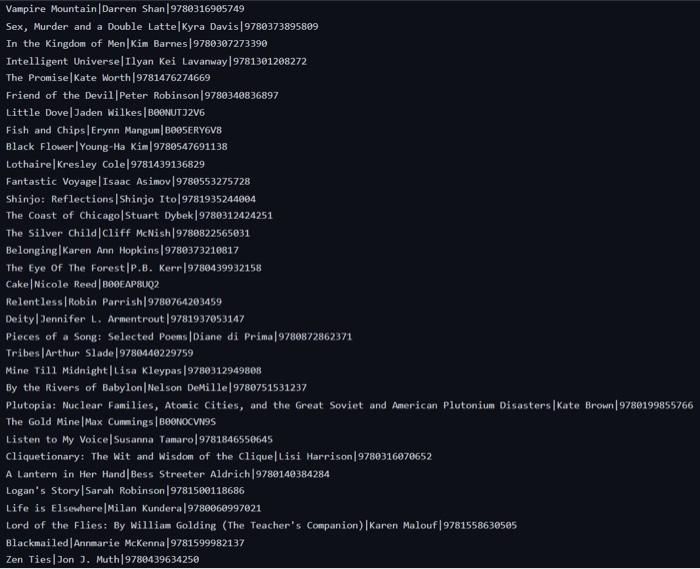 Solved I need this done in Python using Introductory Python | Chegg.com