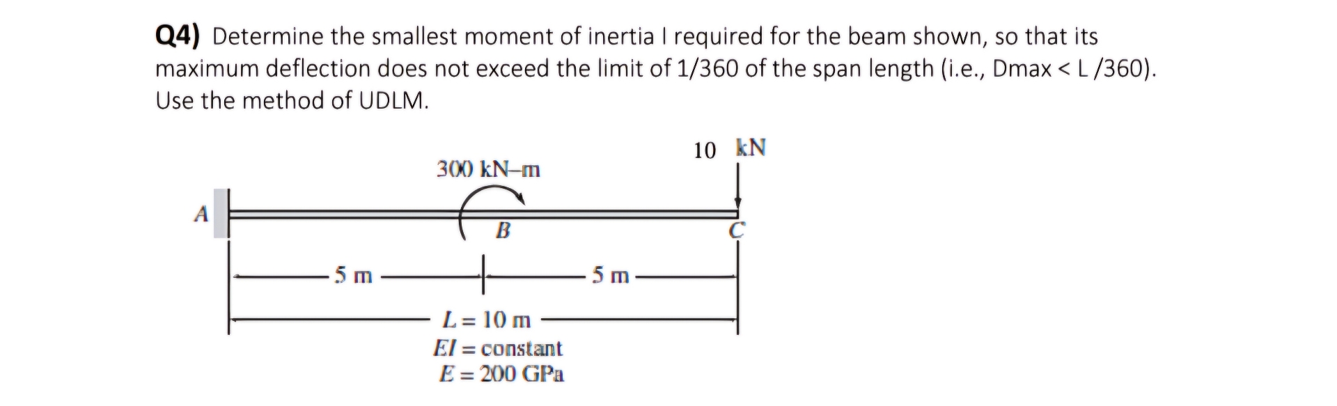 Solved Please solve the question step by step using UDLM | Chegg.com