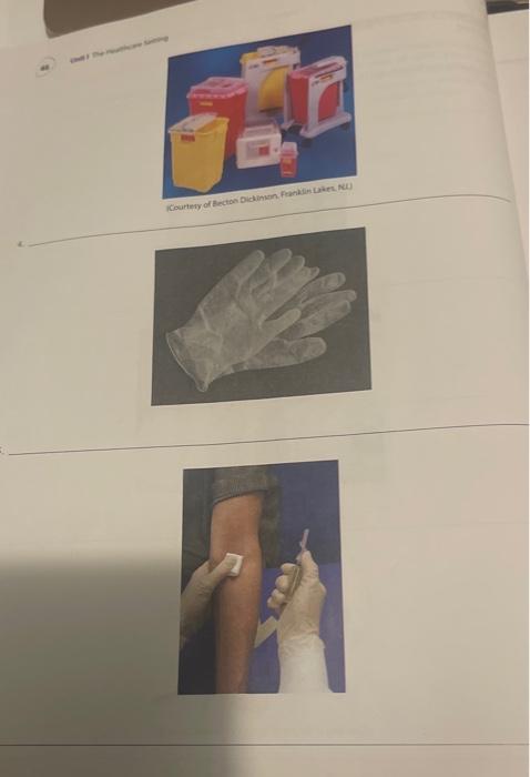 Solved 44 Unit The Healthcare Setting LABELING EXERCISES | Chegg.com