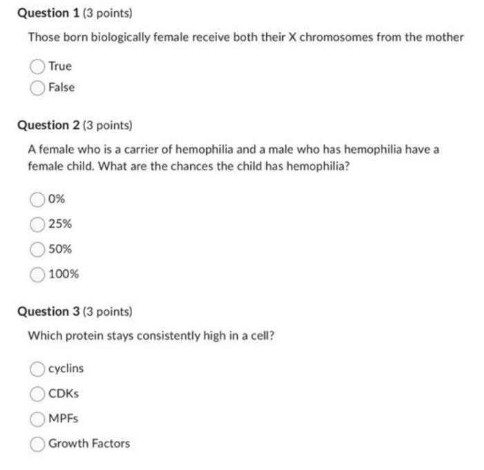 Solved Those born biologically female receive both their X | Chegg.com