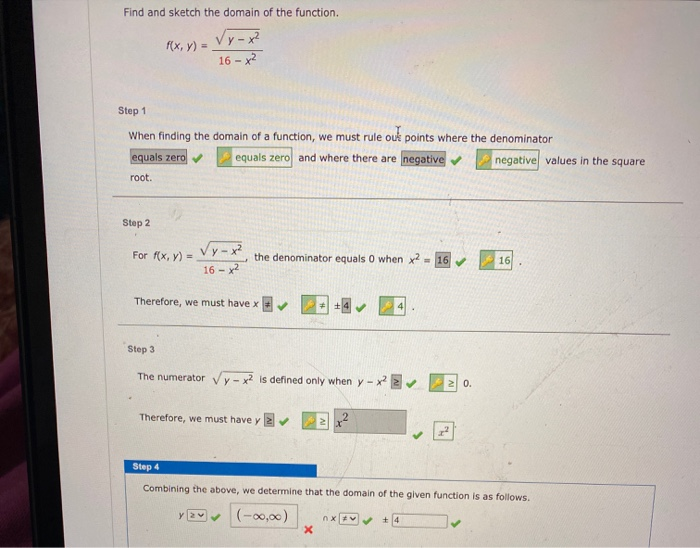 Solved Find And Sketch The Domain Of The Function F x Y Chegg
