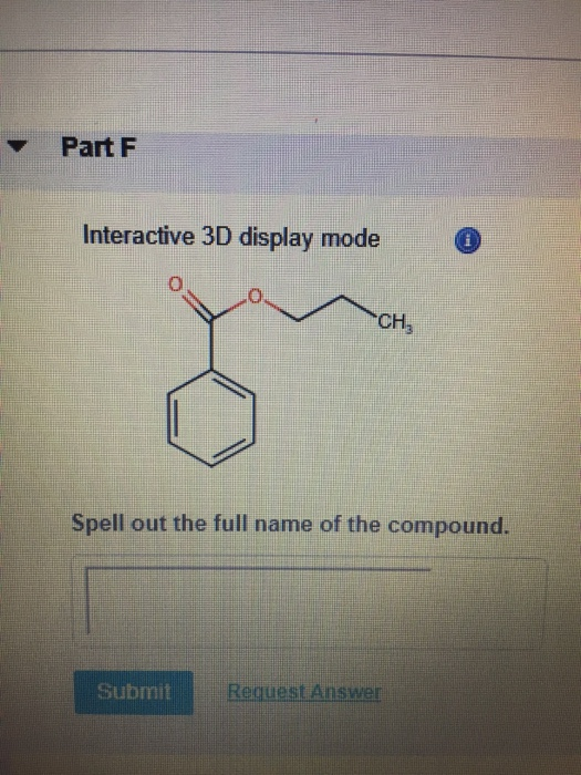 Solved Interactive 3D display mode @ 0 H,с- CH3 Spell out | Chegg.com