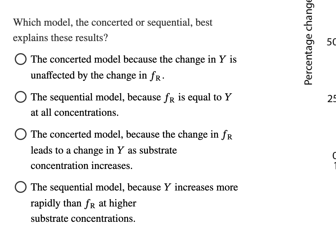 Solved Which model, the concerted or sequential, best | Chegg.com