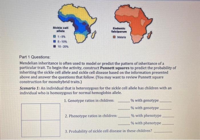 Solved Part 1 Questions: Mendelian inheritance is often used | Chegg.com