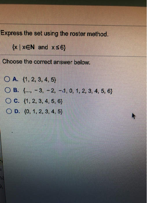 Solved Express the set using the roster method. (x | xEN and | Chegg.com