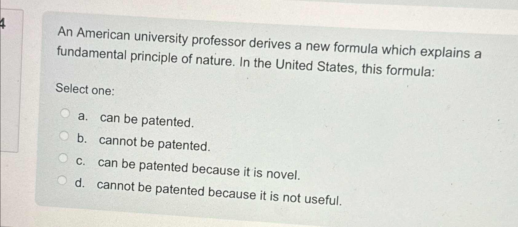Solved An American university professor derives a new | Chegg.com