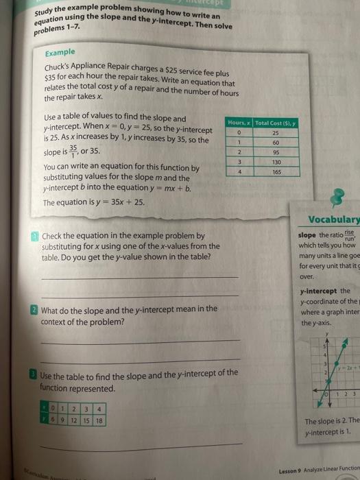 Solved Study the example problem showing how to write an | Chegg.com