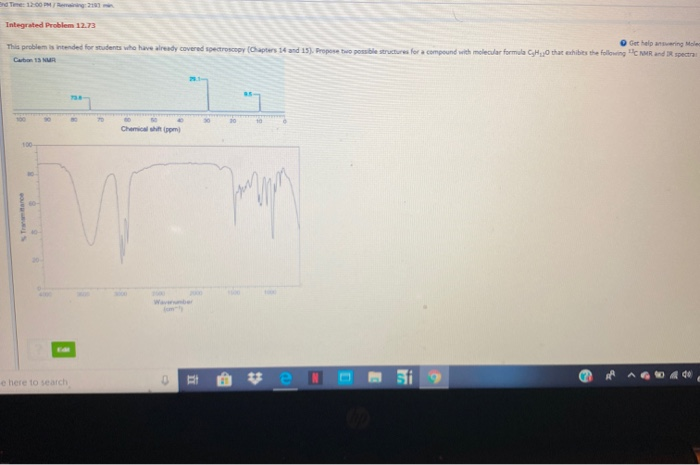 Solved Integrated Problem 12.73 Get helping Male This | Chegg.com Solved Integrated Problem 12.73 Get helping Male This | Chegg.com