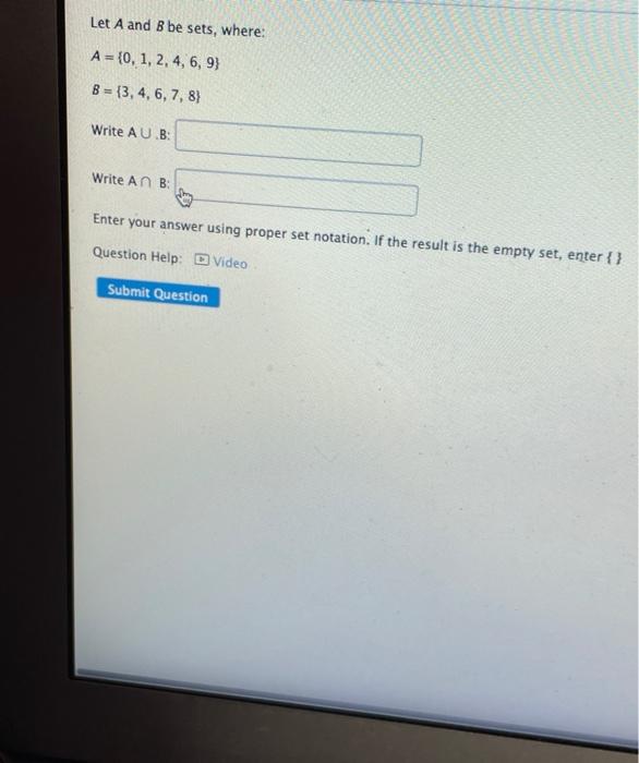 Solved Let U = {0, 1, 2, 3, 4.5, 6, 7, 8, 9; be the | Chegg.com Solved Let U = {0, 1, 2, 3, 4.5, 6, 7, 8, 9; be the | Chegg.com