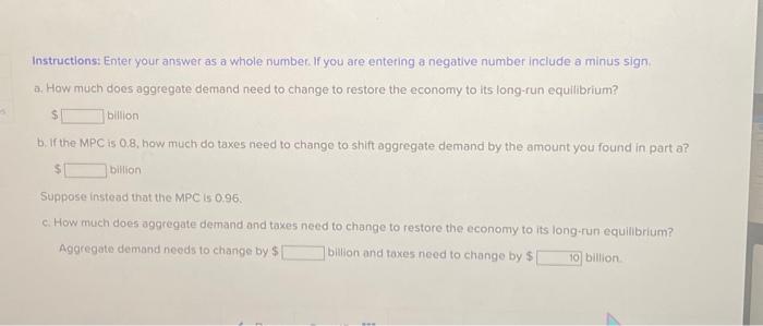 Solved The graph below depicts an economy where a decline in | Chegg.com