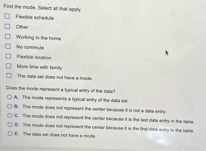 Solved Find the median. Select the correct choice below | Chegg.com