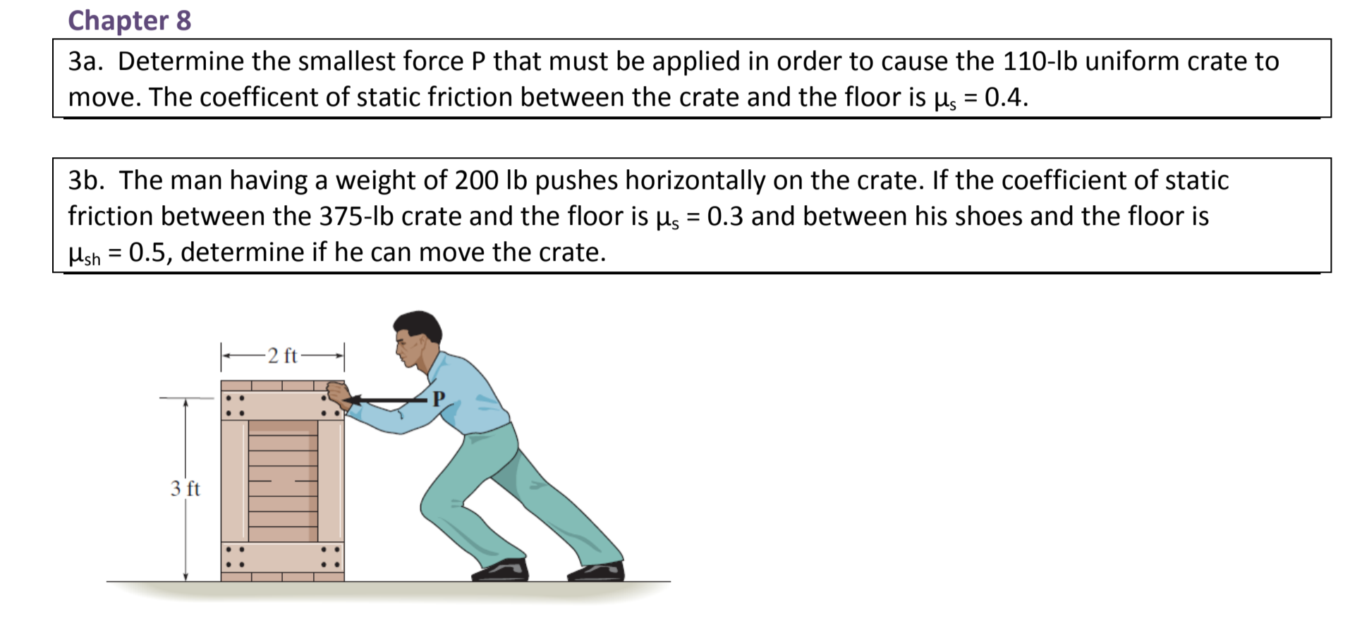 Solved Chapter 83a ﻿determine The Smallest Force P ﻿that