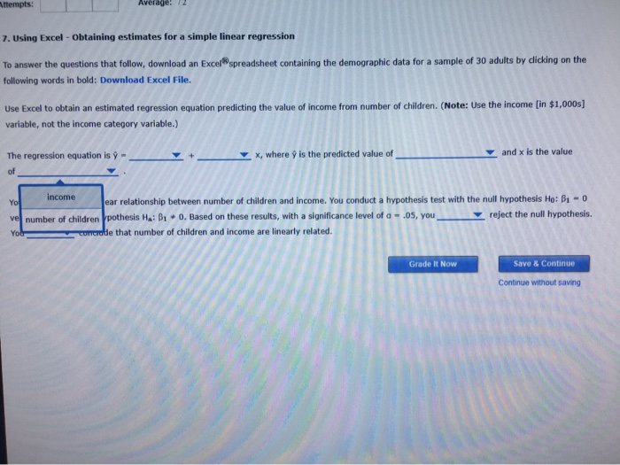 Solved Back to Assignment Attempts: Average: 2 7. Using | Chegg.com