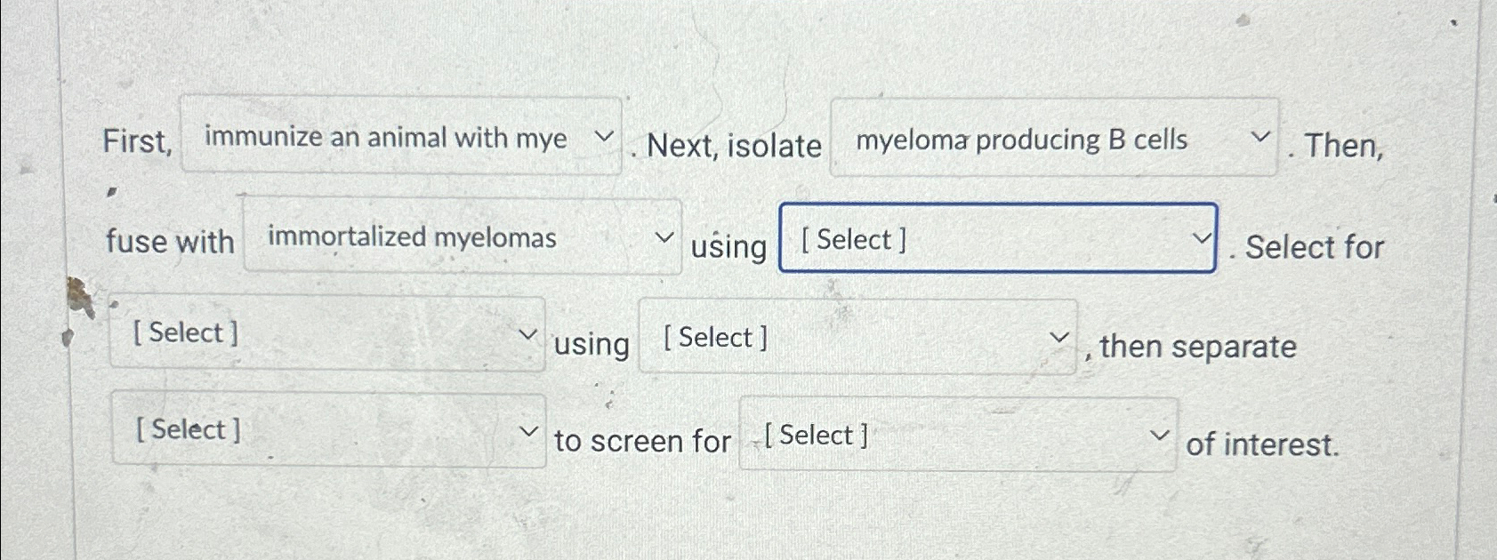 Solved First, Next, isolate .Then, fuse with uŝing Select | Chegg.com