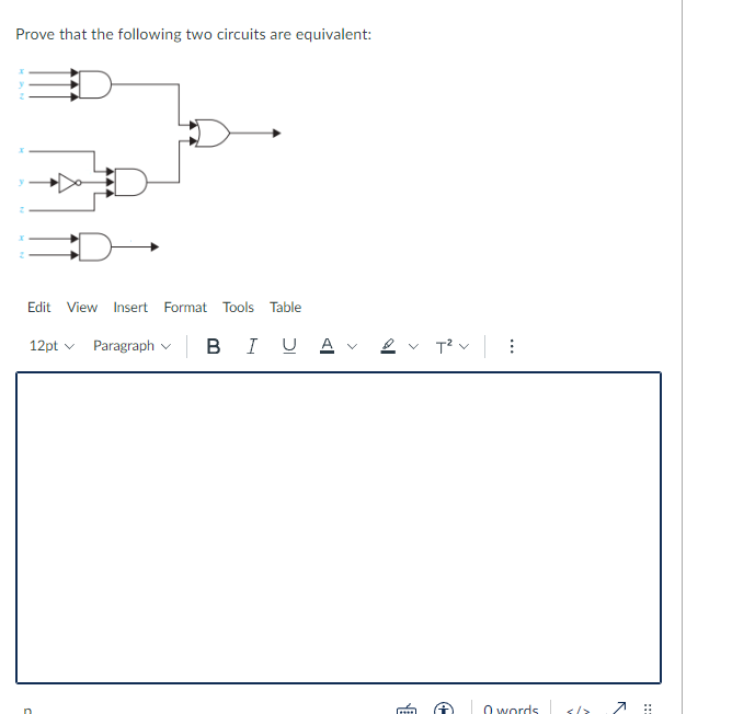 Solved Prove that the following two circuits are | Chegg.com