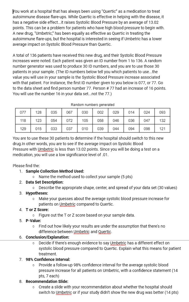 Solved You work at a hospital that has always been using | Chegg.com