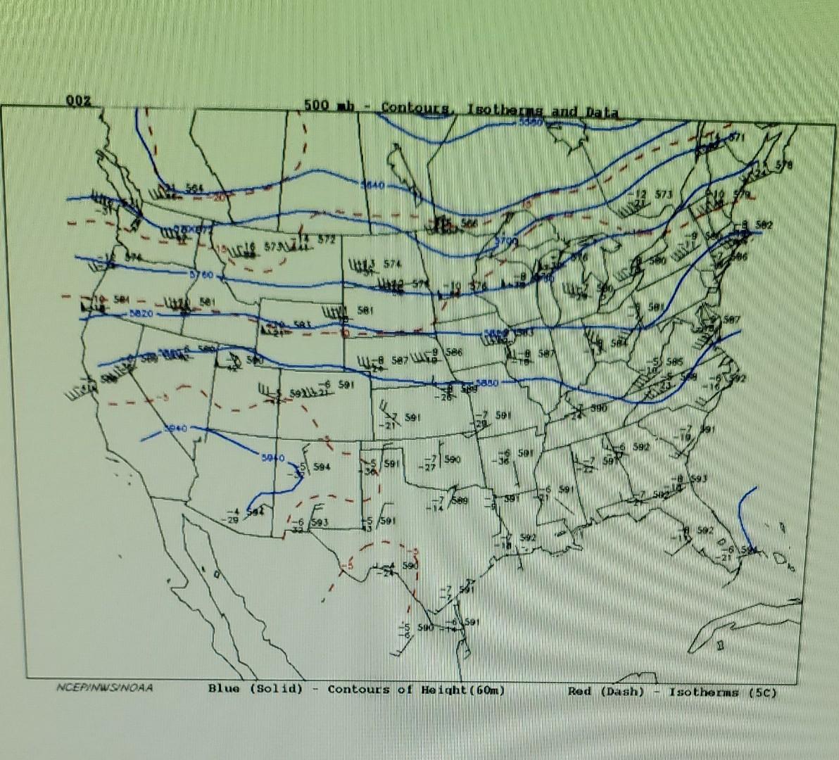 Solved Analyze the upper air charts and explain how wind in | Chegg.com