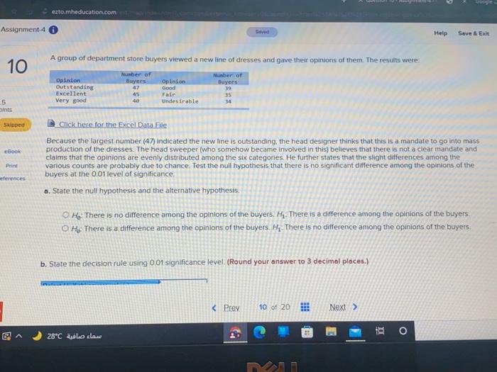 Solved ezto.mheducation.com Help Sve & Exit A group of | Chegg.com