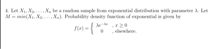 Solved Find the probability density function and the | Chegg.com