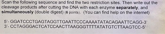 Solved Scan the following sequence and find the two | Chegg.com