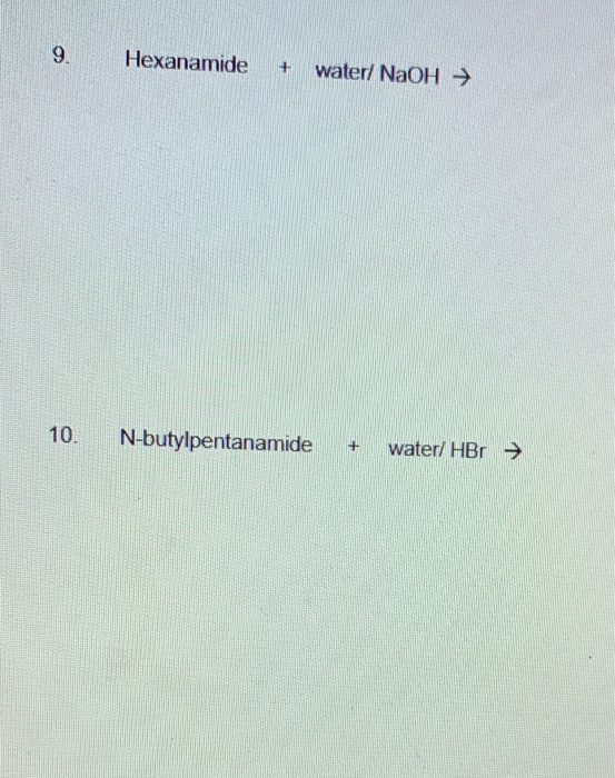 Solved Draw the condesed formulas for the reactants and | Chegg.com