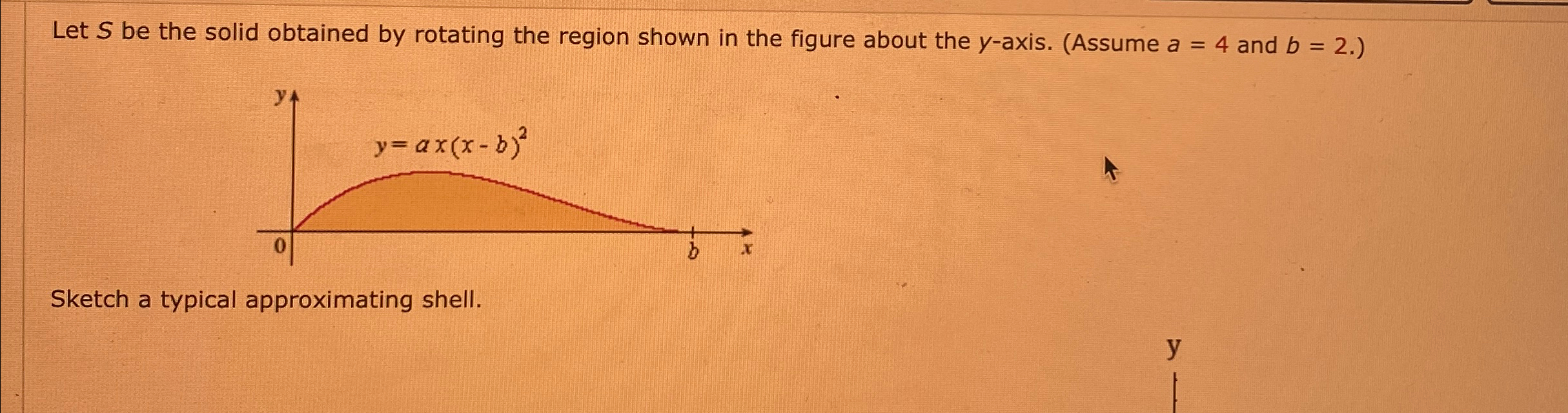 Solved Let S ﻿be the solid obtained by rotating the region | Chegg.com