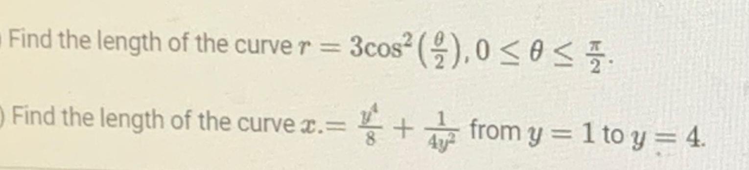(A)Find the length of the curve | Chegg.com
