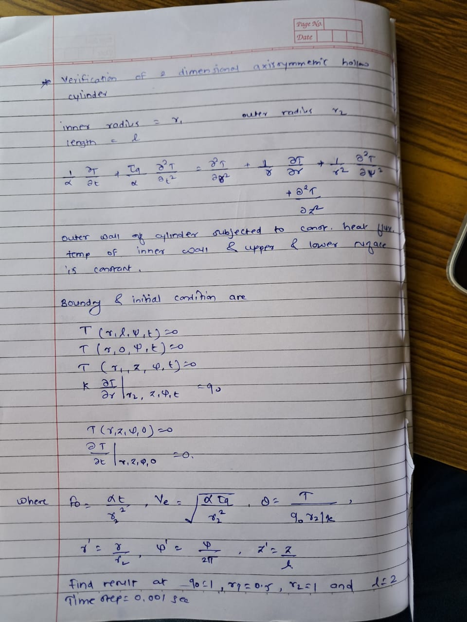 Solved Verification of & dimensional axisoymmetric | Chegg.com