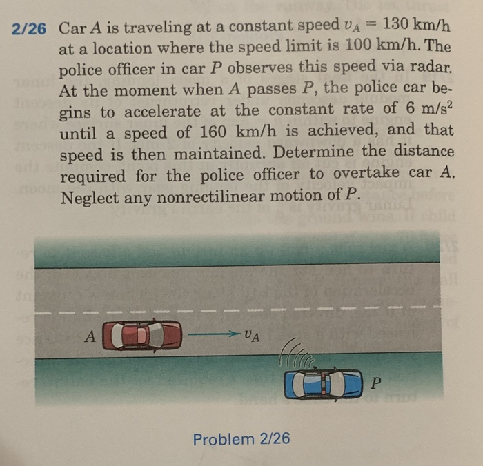 Solved 2 26 Car A Is Traveling At A Constant Speed Va 130 Chegg solved-2-26-car-a-is-traveling-at-a-constant-speed-va-130-chegg